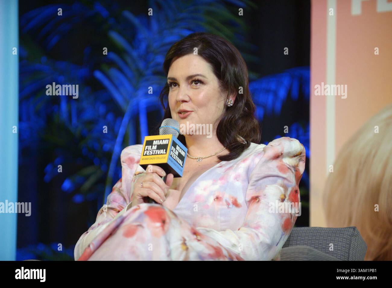 MIAMI, FLORIDA - APRIL 12: Actress Melanie Lynskey in conversation with ...