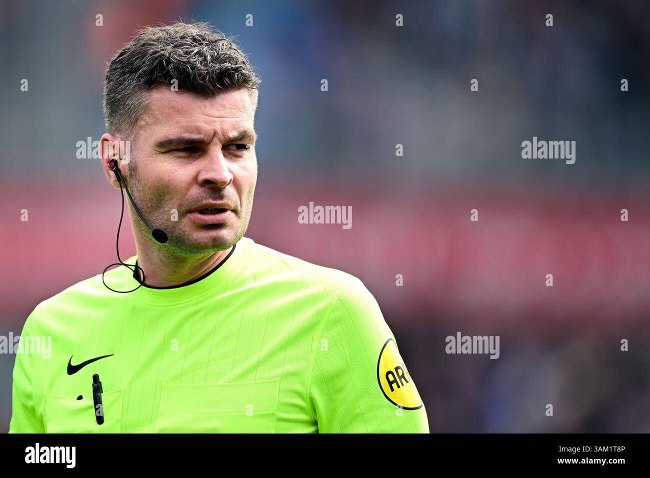 ZWOLLE - Referee Erwin Blank during the Dutch Eredivisie match between ...