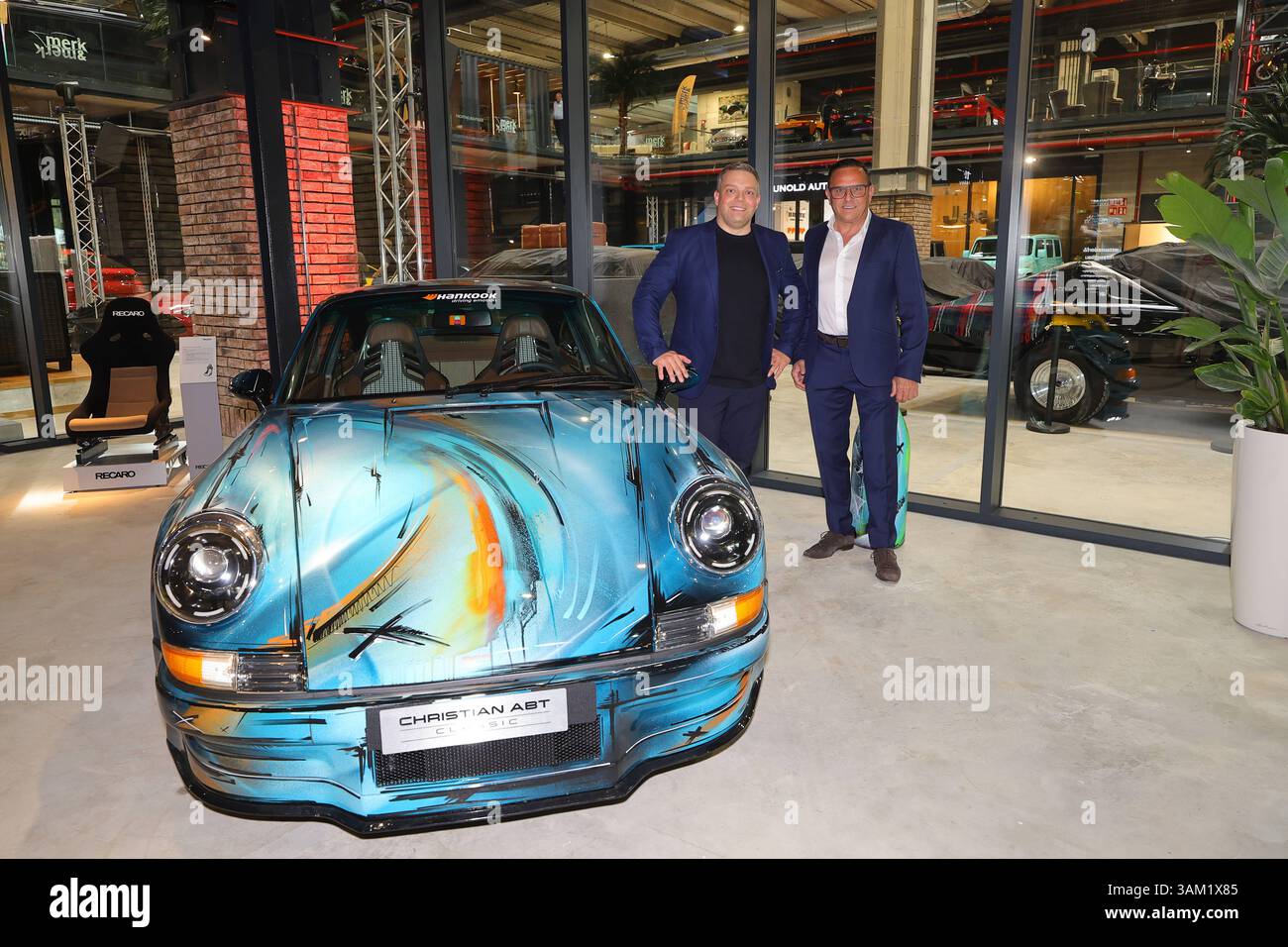Motor World Mallorca Grand Opening - Chrsitian Abt mit Sebastian Riedl li., GF Abt Classic RS ...