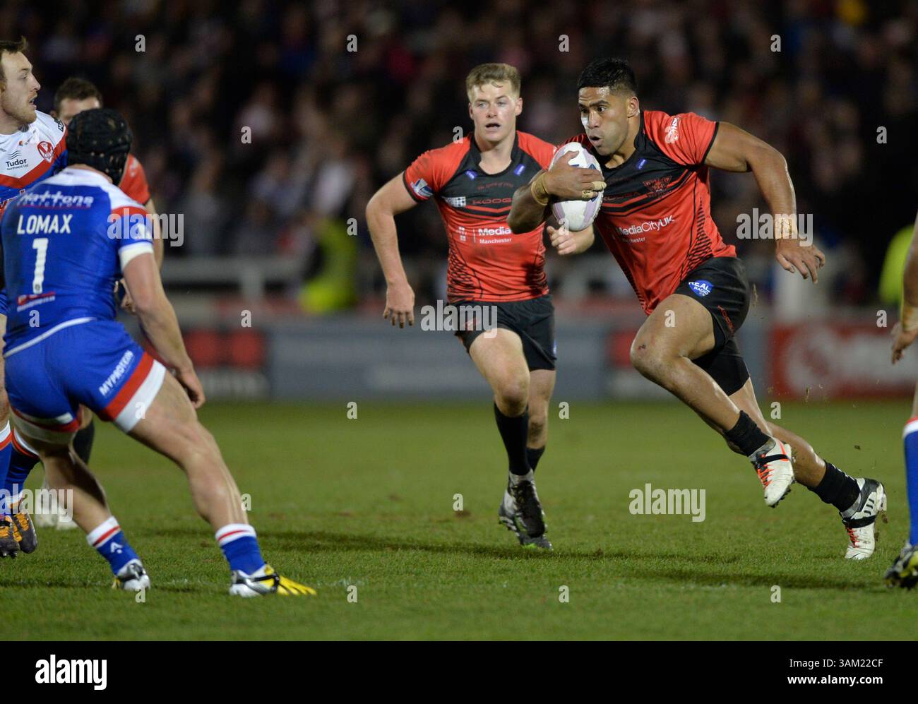 Feb 27, 2014 - Salford, Manchester, England - Salford Red Devils prop ...
