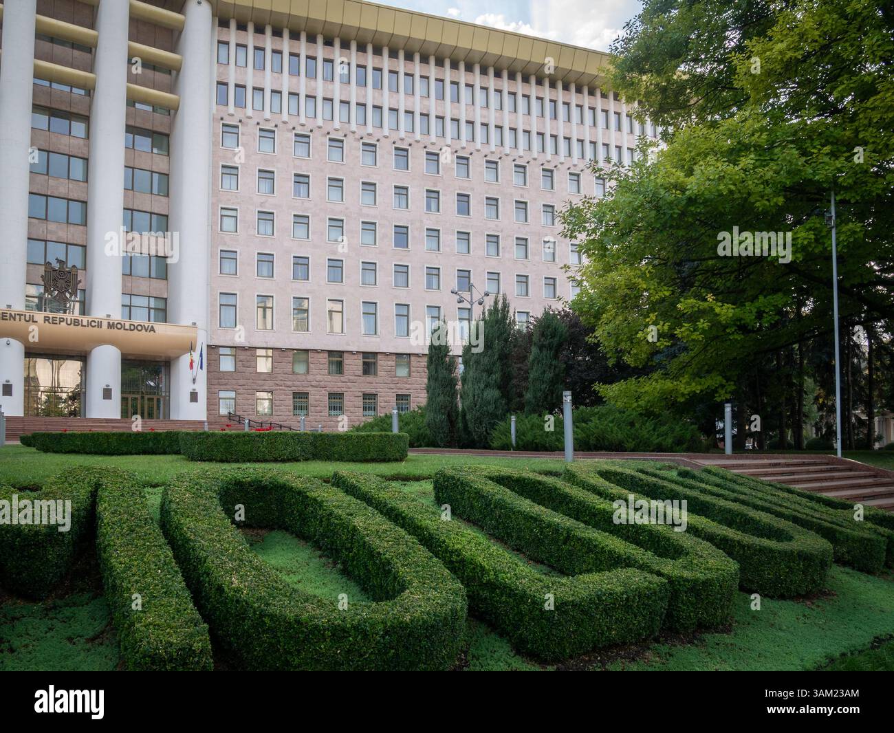 Parliament building in the city center, Chisinau, Moldova, Europe Stock ...