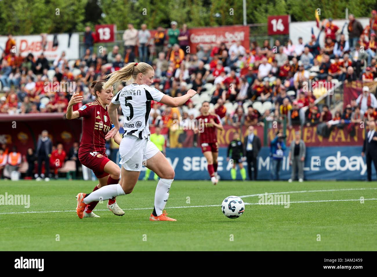Rome, Italy. 13th Apr, 2025. Mathilde Hauge Harviken (Juventus Women ...