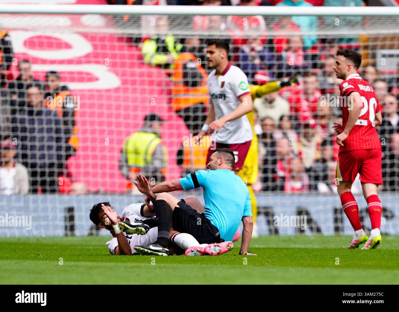 West ham liverpool 2025 13 april hi-res stock photography and images ...