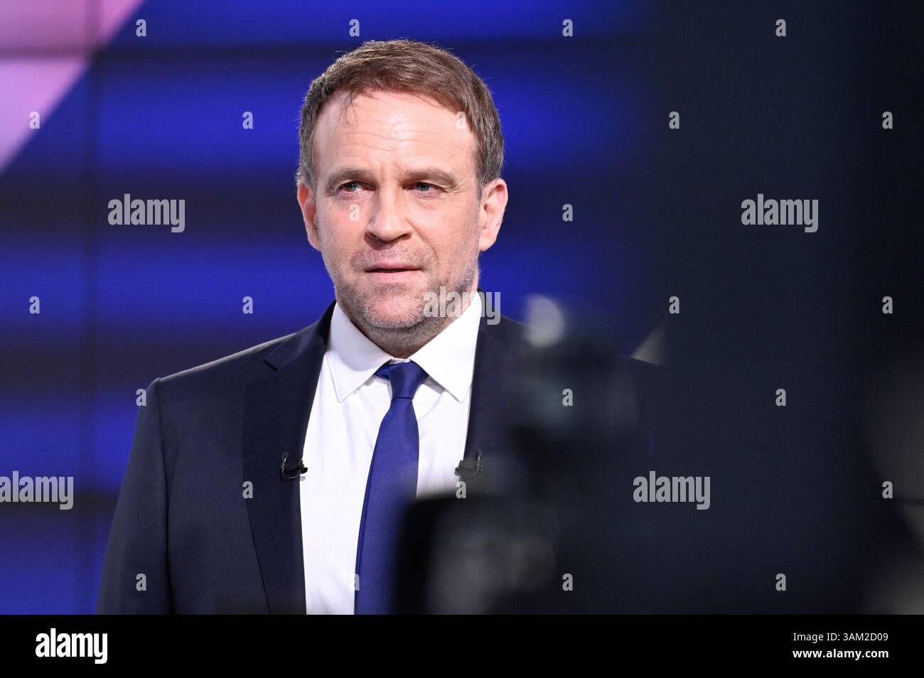 French Minister for Industry and Energy Marc Ferracci poses for ...