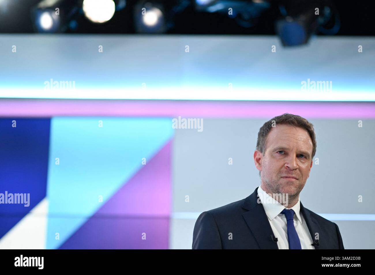 French Minister for Industry and Energy Marc Ferracci poses for ...