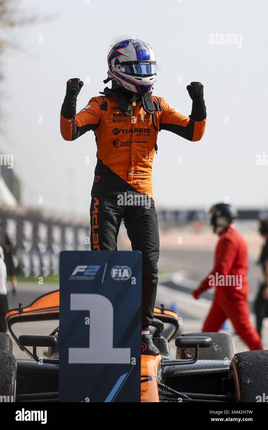 DUNNE Alex (irl), Rodin Motorsport, Dallara F2 2024, portrait ...