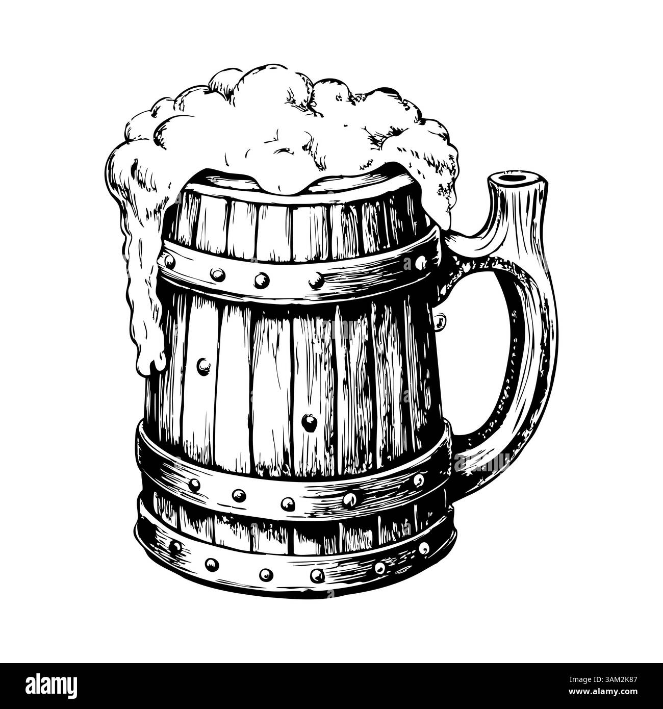 White froth on top Stock Vector Images - Alamy