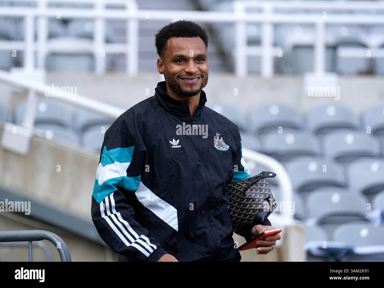 Newcastle United's Jacob Murphy arriving before the Premier League ...