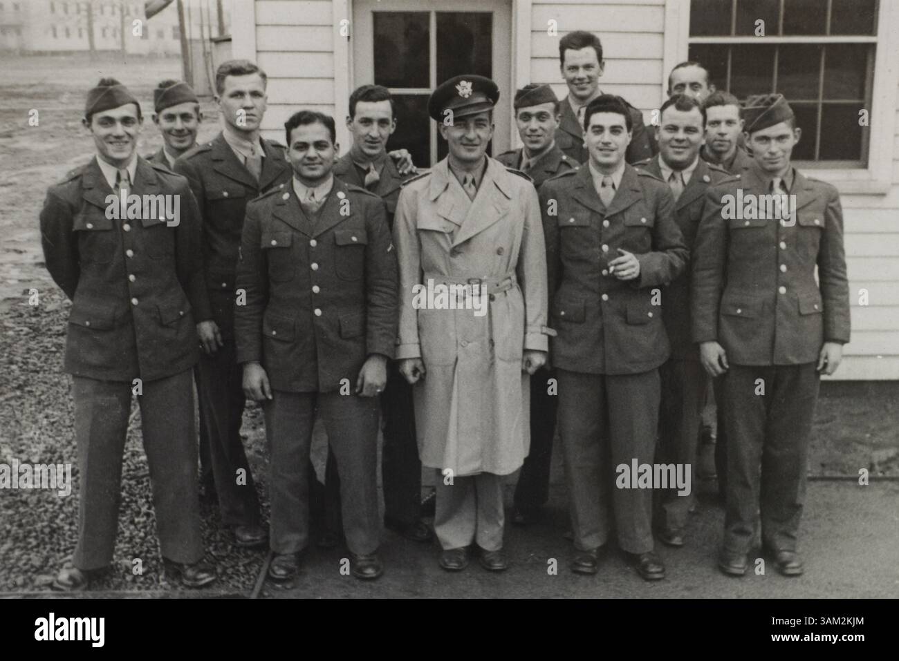 Jan. 1, 1940 - Group of Soldiers in Uniform, Portrait, WWII, HQ 2nd ...