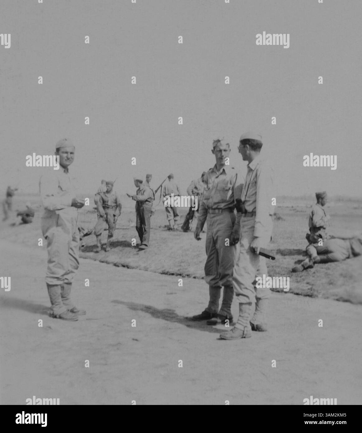 Jan. 1, 1940 - Soldiers During Target Practice, WWII, HQ 2nd Battalion ...