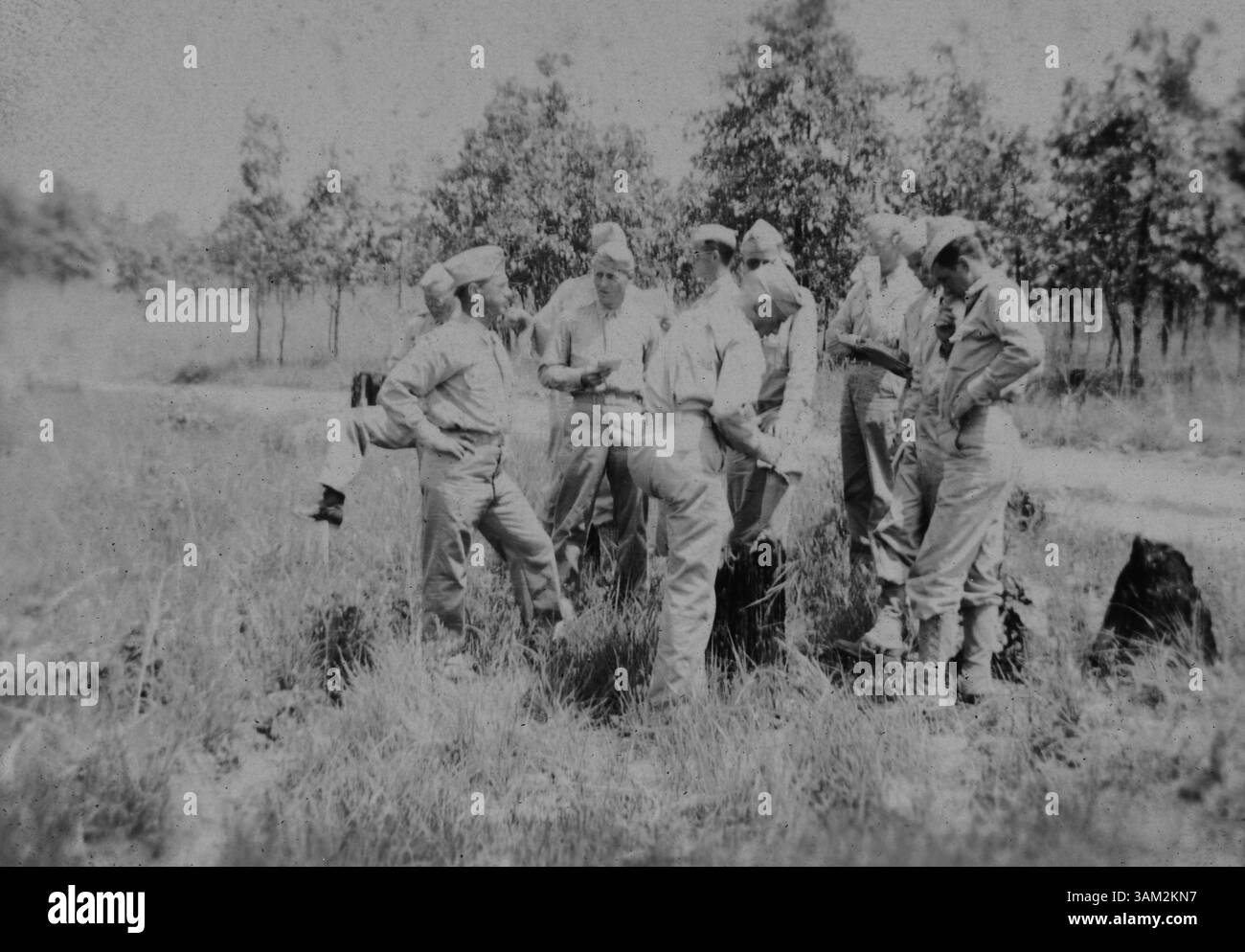 Jan. 1, 1940 - Group of Military Soldiers in Uniform in Field, Portrait ...