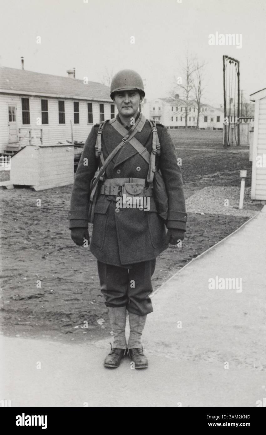 Jan. 1, 1940 - Military Soldier, Outdoor Portrait, WWII, HQ 2nd ...