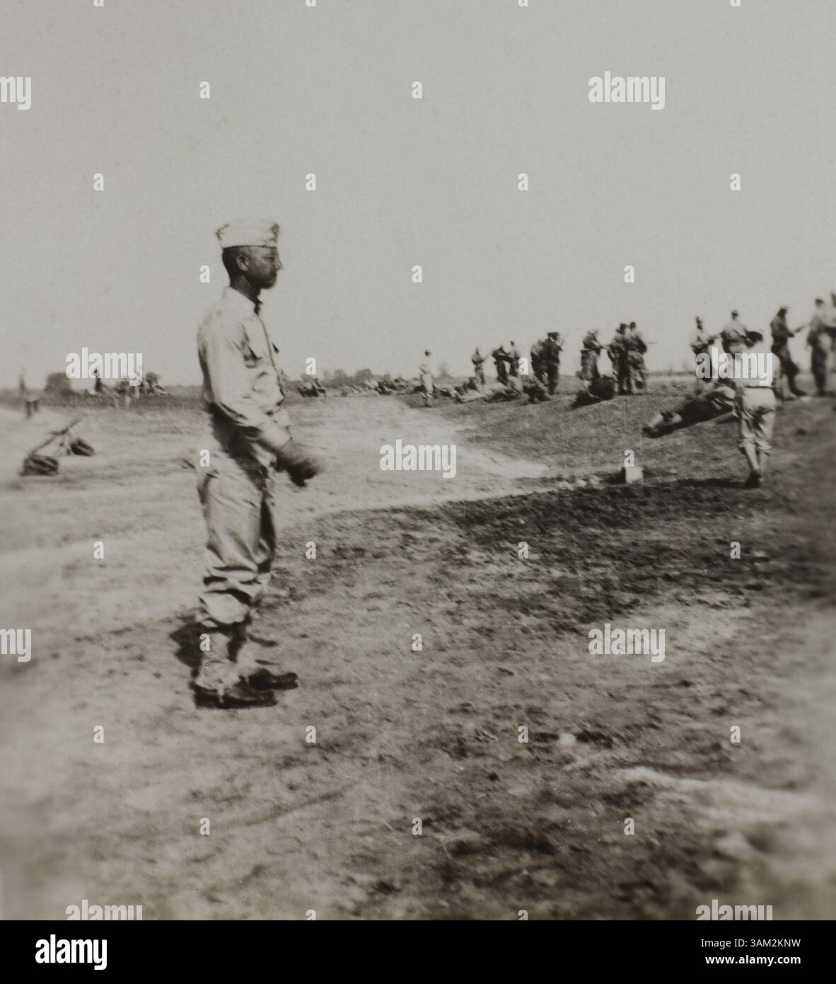 Jan. 1, 1940 - Soldiers During Target Practice, WWII, HQ 2nd Battalion ...