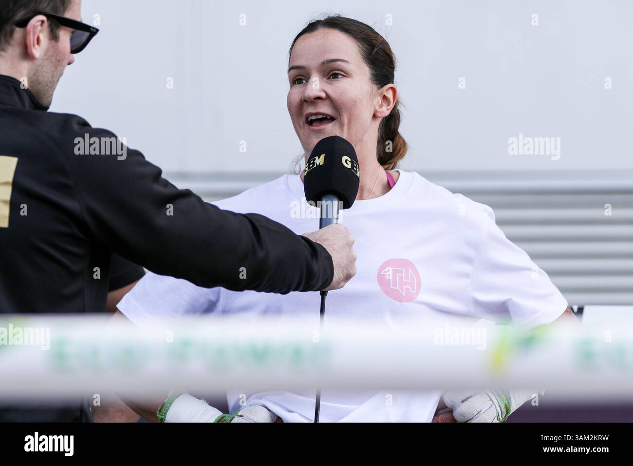 Eco-Power Stadium, Doncaster, England, April 12th 2025: WBO female ...
