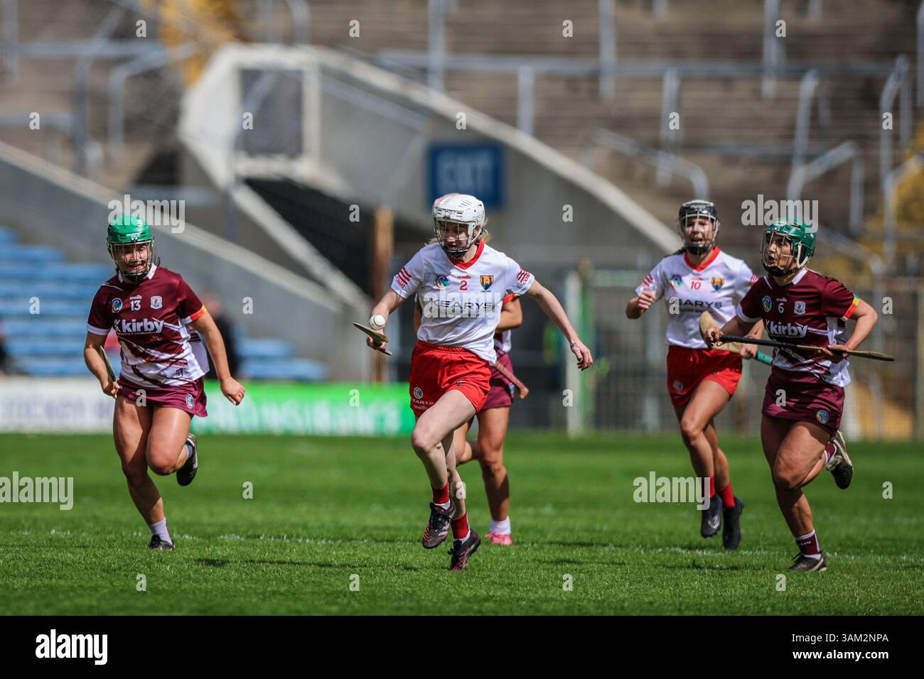 Thurles, Ireland. 13 April, 2025. Pamela Mackey of Cork during the ...