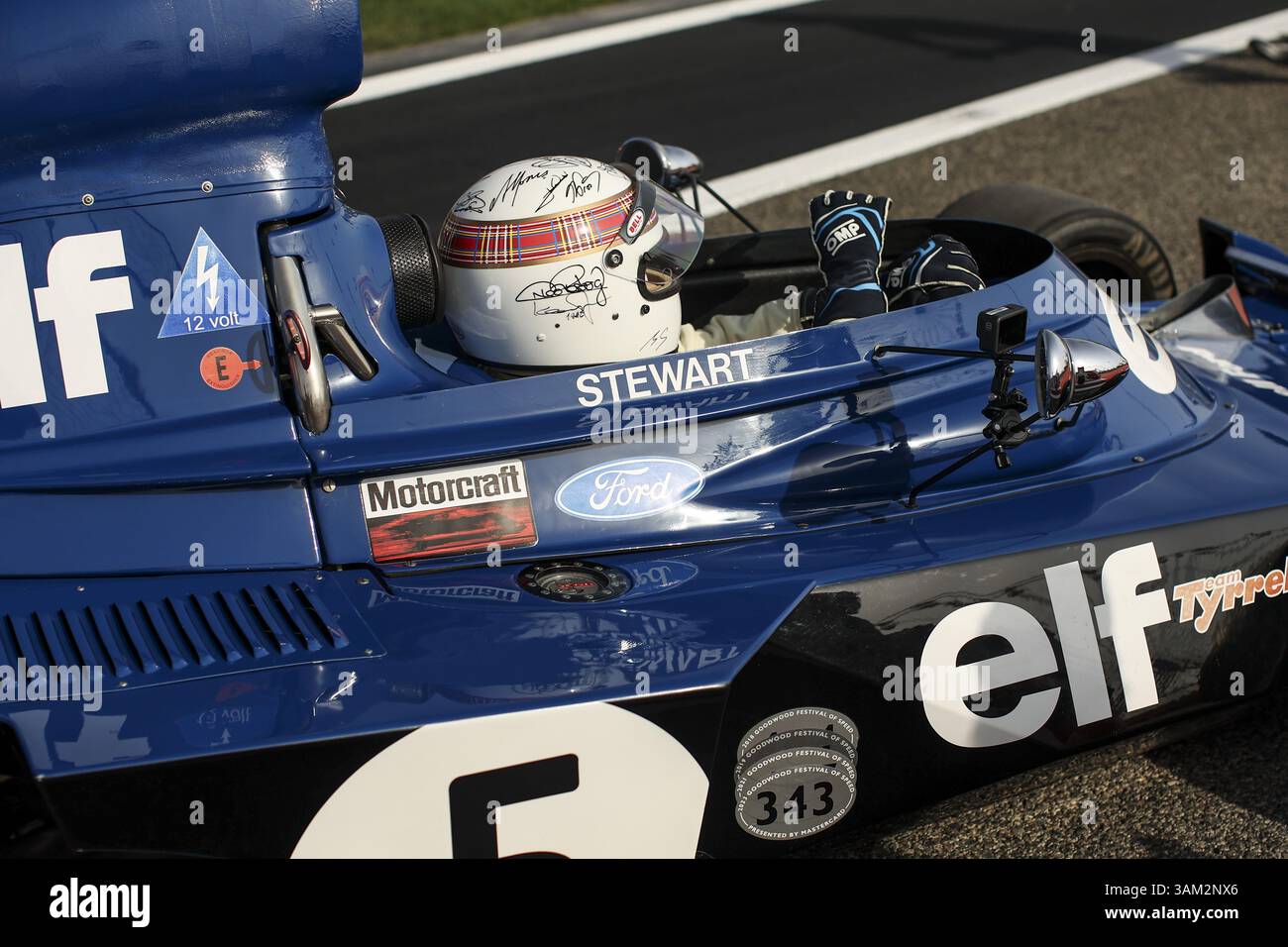 Race Against Dementia Sir Jackie Stewart Lap 1973 Tyrrell 006 during ...