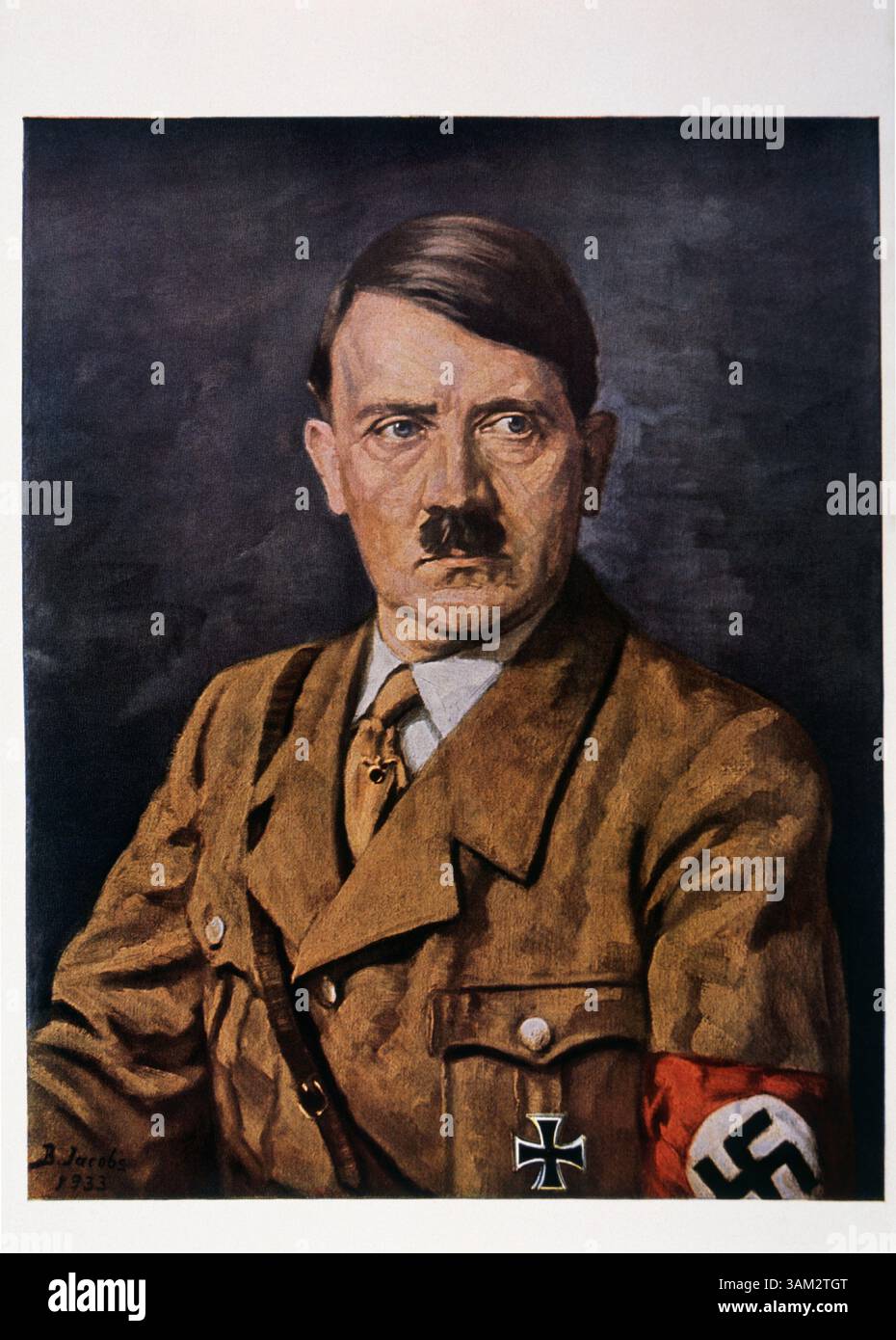 Jan. 1, 1930 - Adolf Hitler, Portrait, Painting, 1933 (Credit Image ...