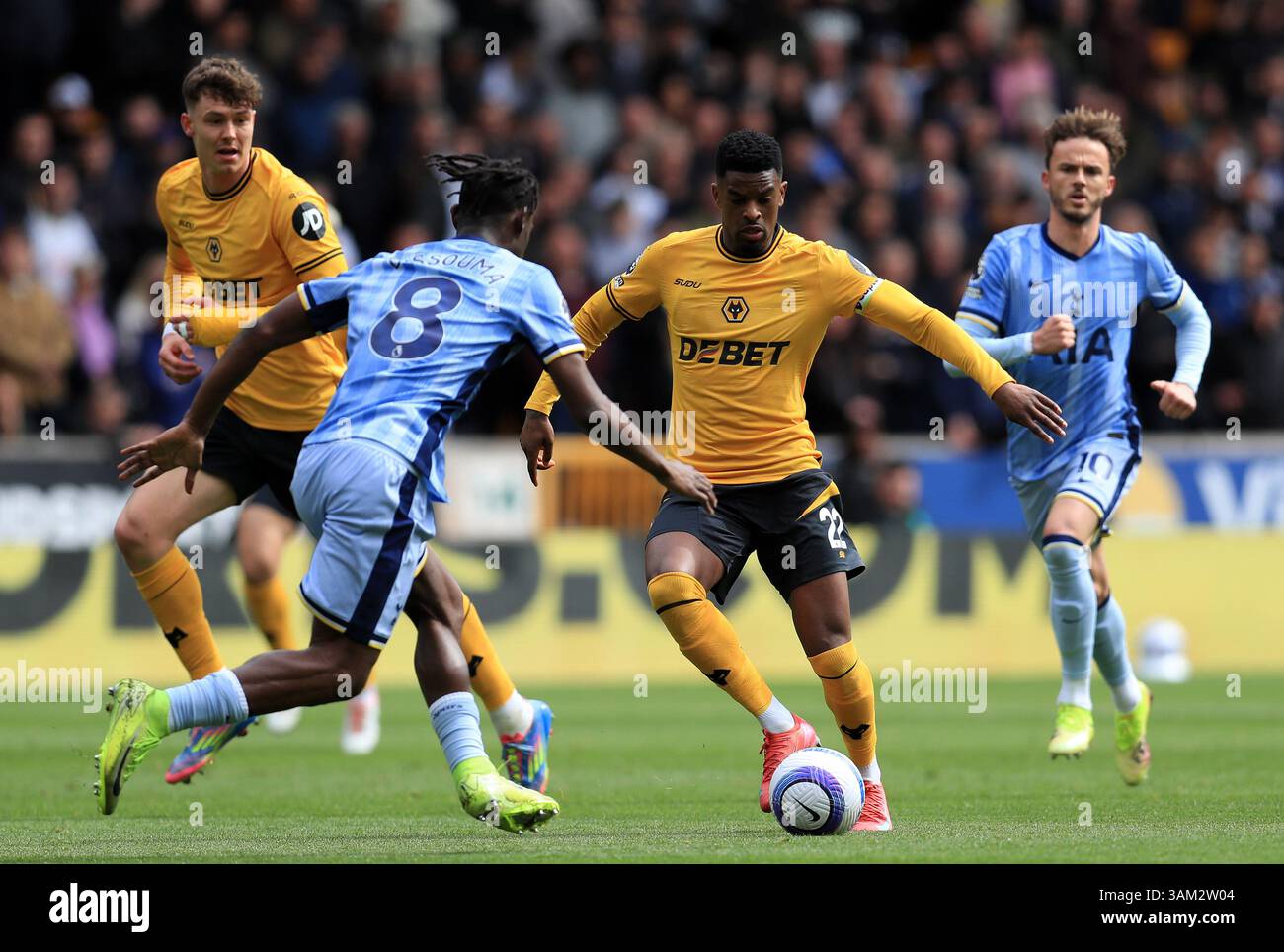 Wolverhampton, West Midlands, England. 13th April 2025; Molineux ...