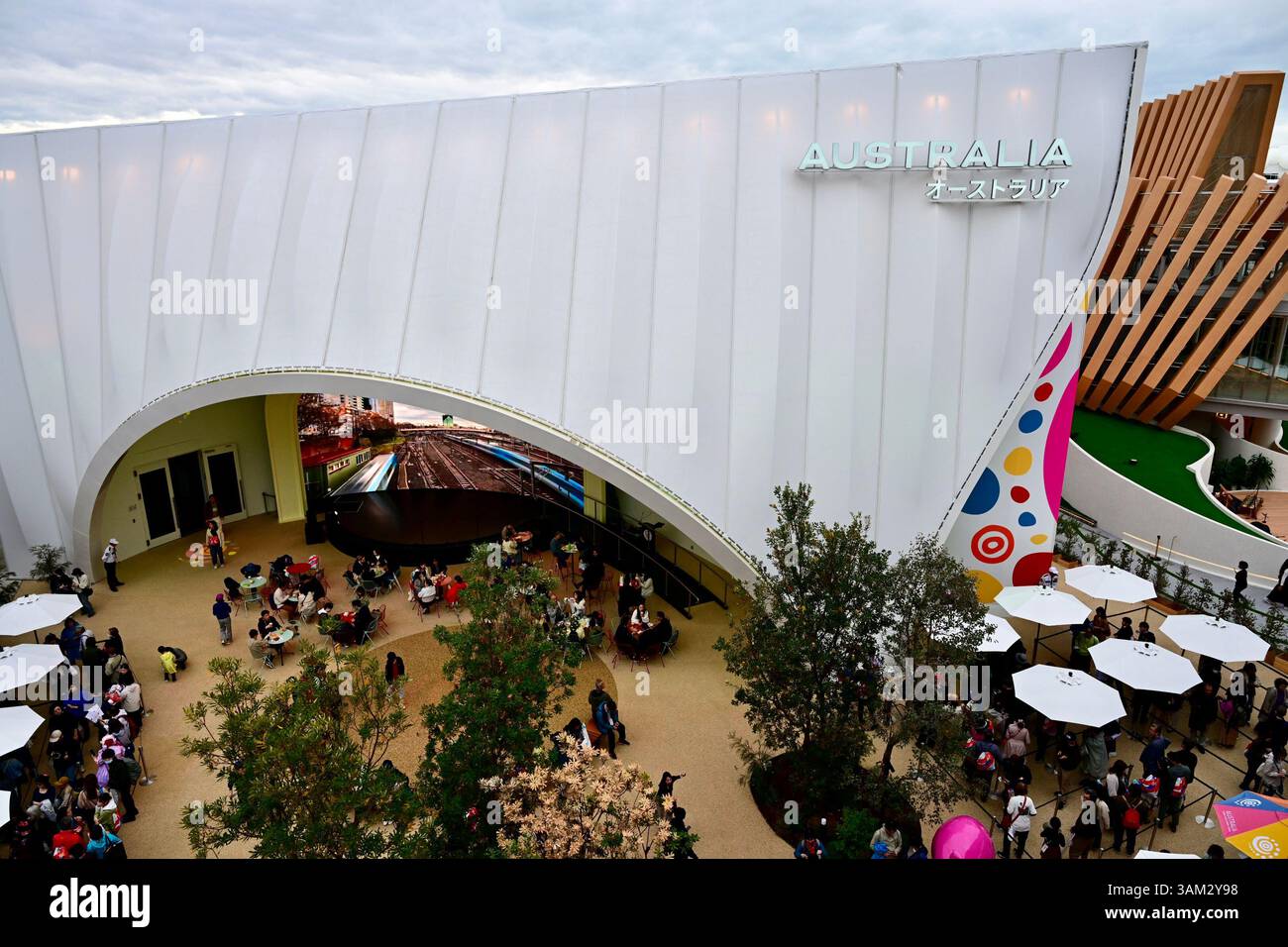 OSAKA, JAPAN - APRIL 13, 2025 - Australia Pavilion at Osaka World Expo ...