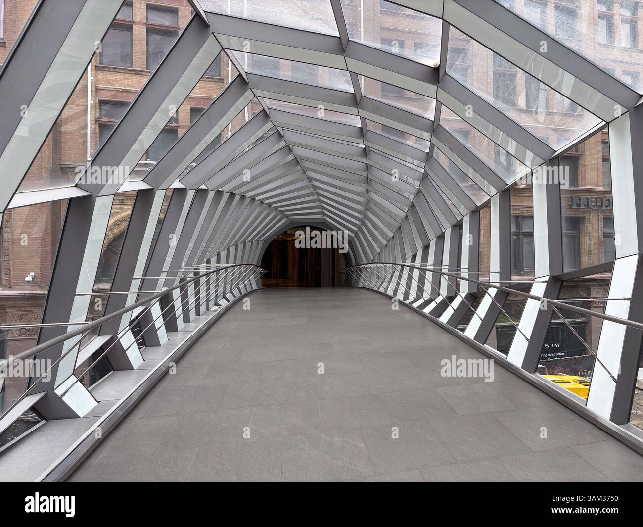 Ogilvy building skywalk provides a covered and enclosed passage for ...