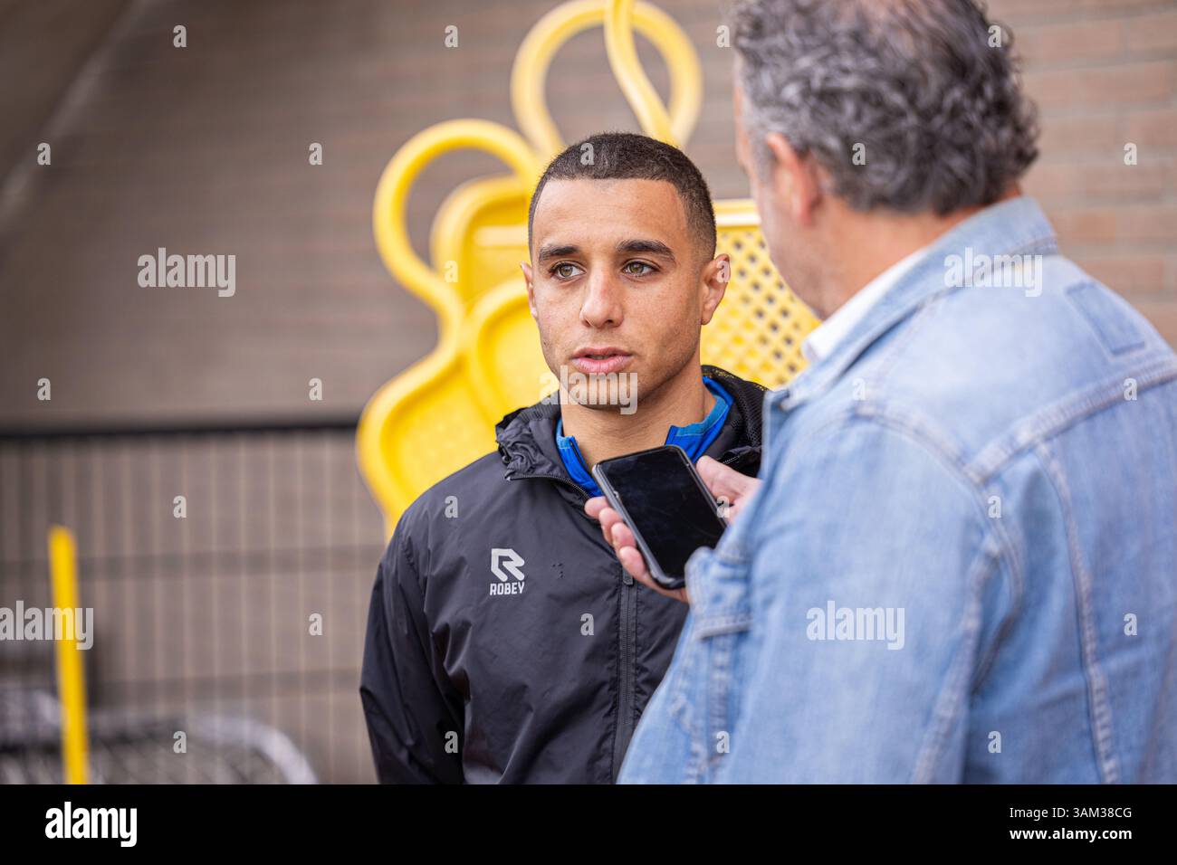 VOLENDAM - 13-04-2025 Kras Stadion, Volendam. Bilal Ould-Chikh of FC Volendam during final ...