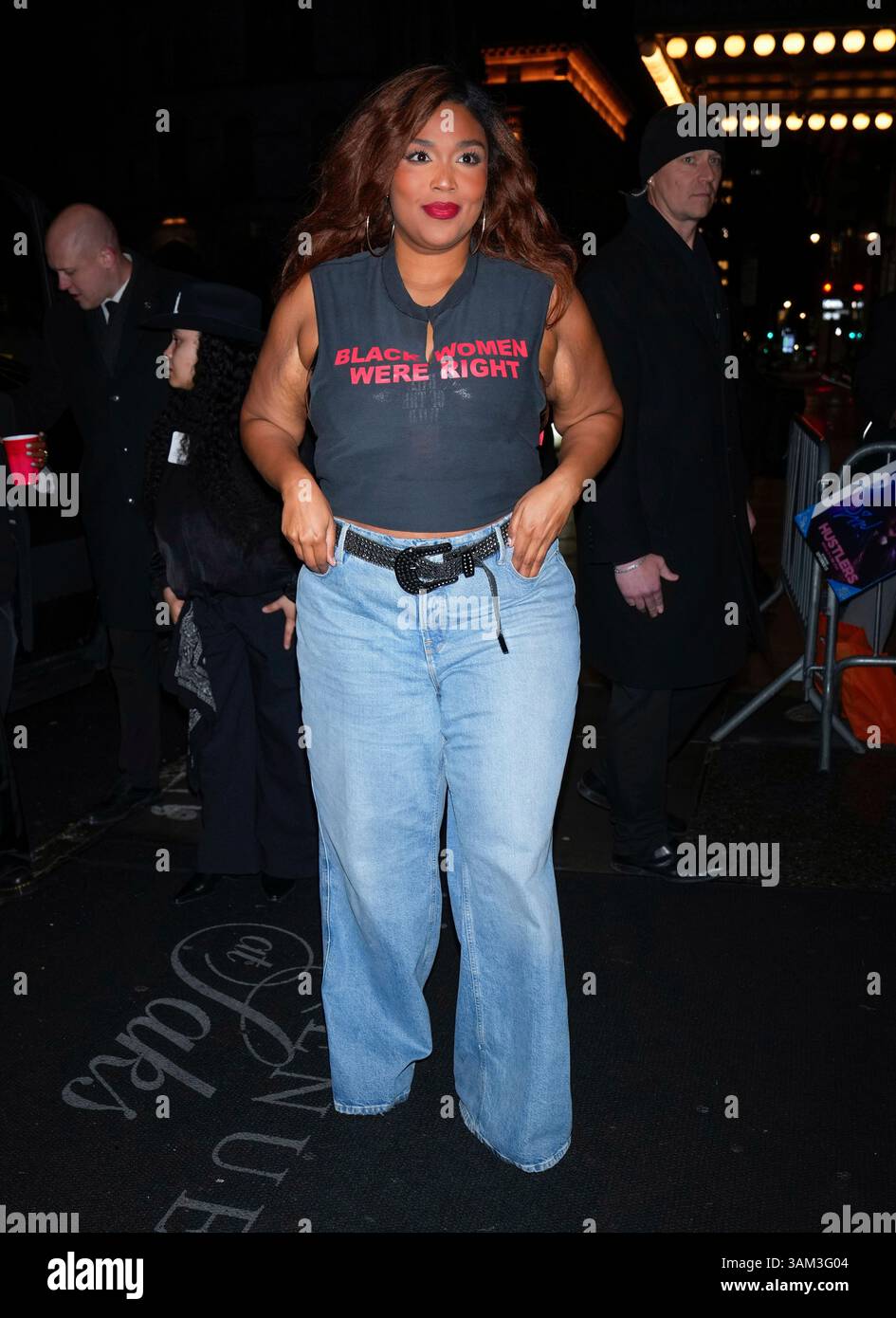 Photo by: XNY/STAR MAX/IPx 2025 4/12/25 Lizzo is seen on April 12, 2025 at the SNL Afterparty in ...