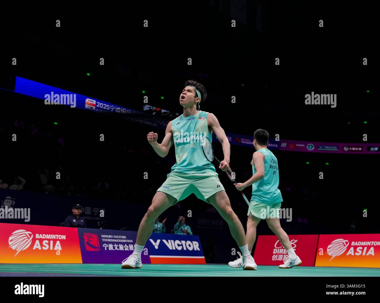 Ningbo, China's Zhejiang Province. 13th Apr, 2025. Aaron Chia/Soh Wooi ...