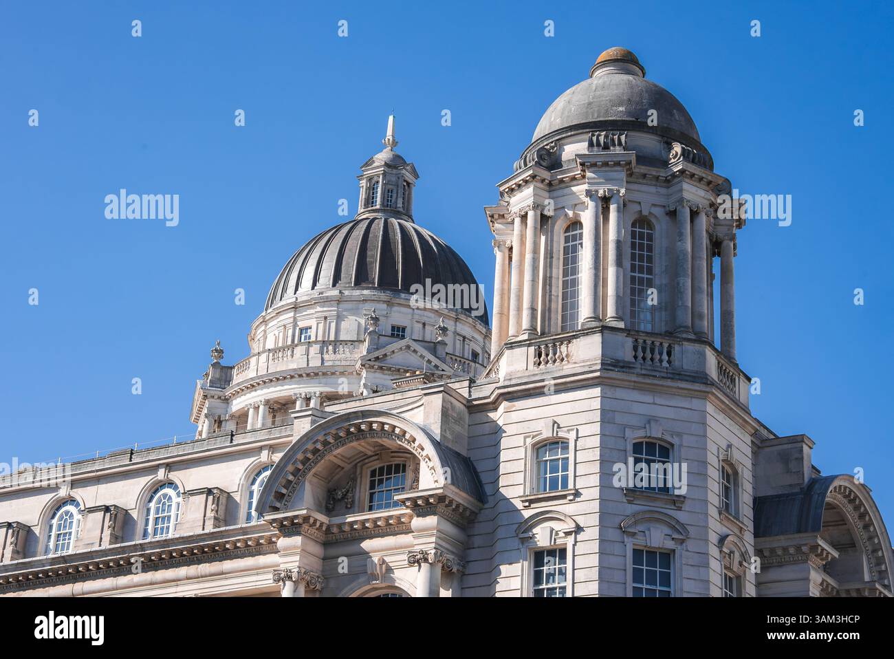 Port of Liverpool Building with Dome and Edwardian Baroque Details ...
