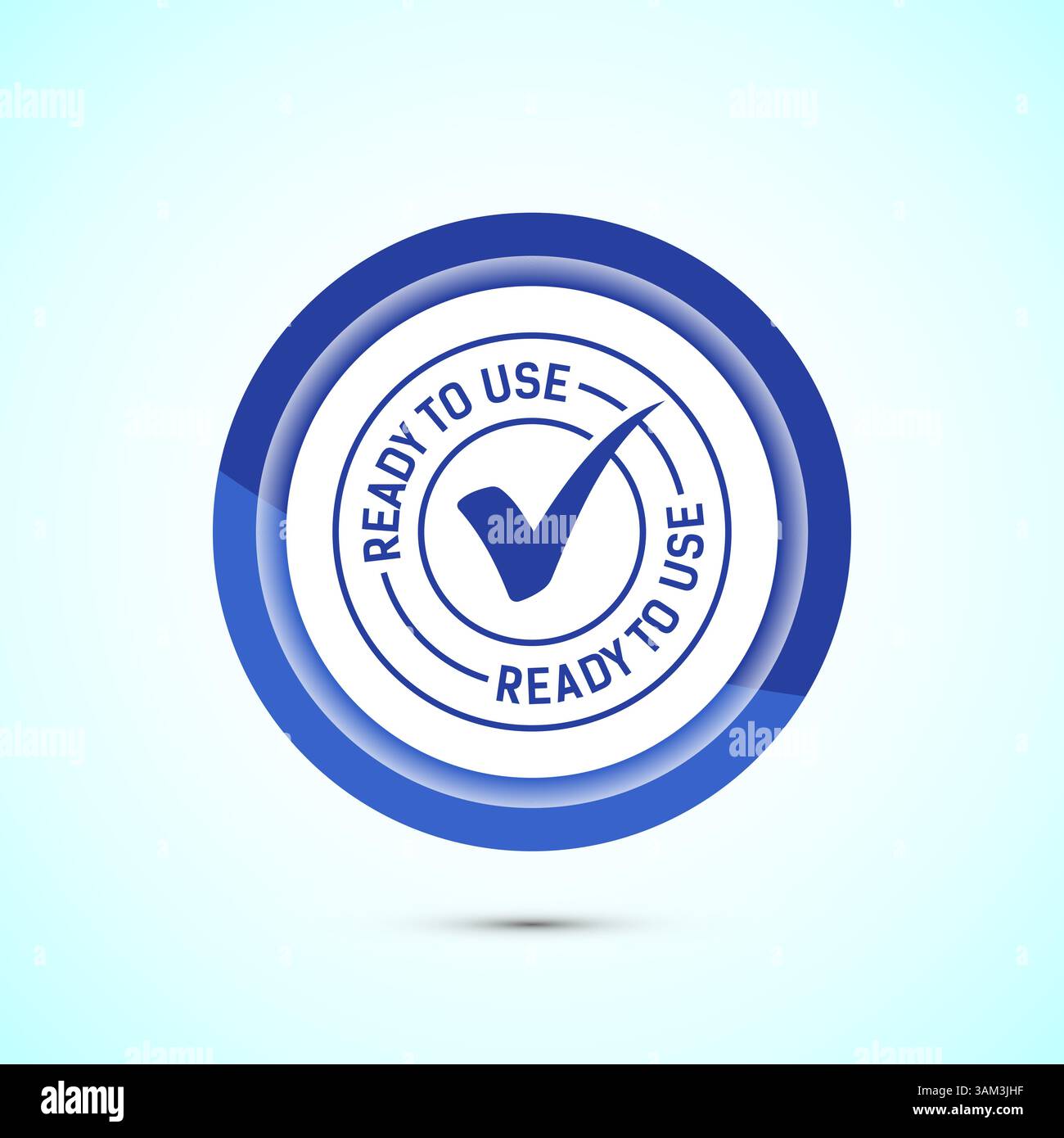 Ready to use icon design illustration, Ready to use badge label sign ...