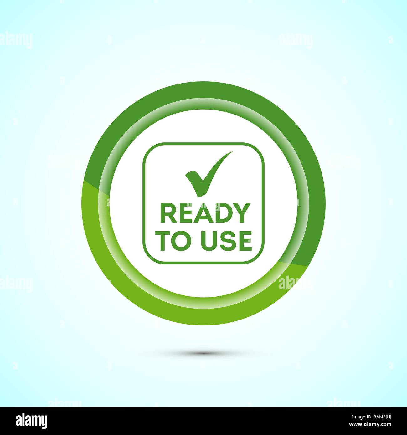 Ready to use icon design illustration, Ready to use badge label sign ...