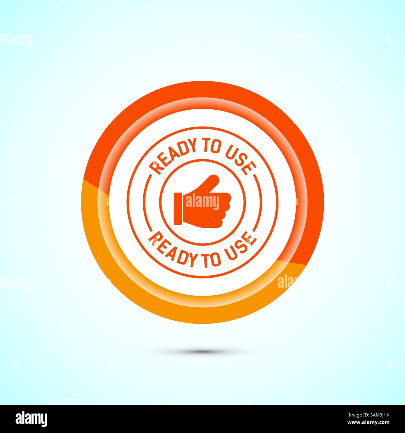 Ready to use icon design illustration, Ready to use badge label sign ...