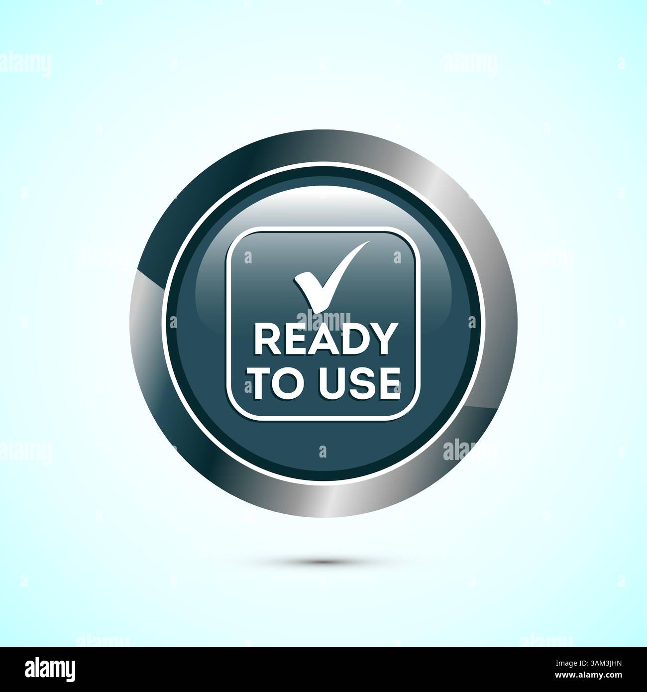 Ready to use icon design illustration, Ready to use badge label sign ...