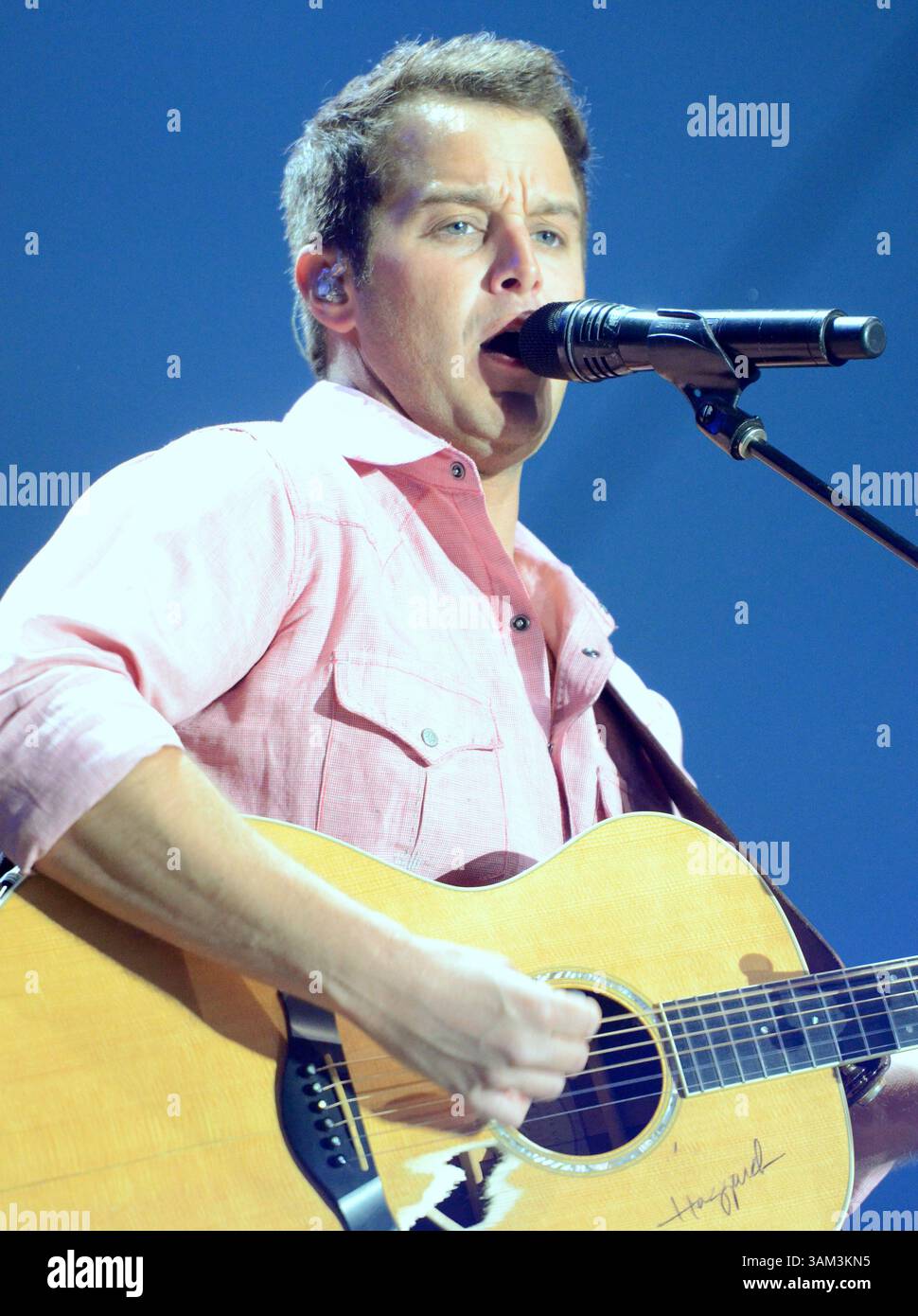 April 25, 2014 - Singer/musician EASTON CORBIN performs at Mane Stage ...
