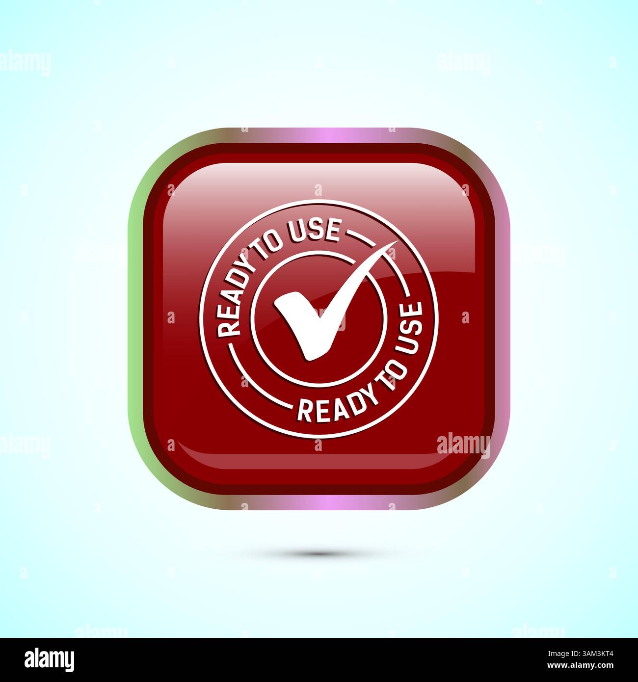 Ready to use icon design illustration, Ready to use badge label sign ...