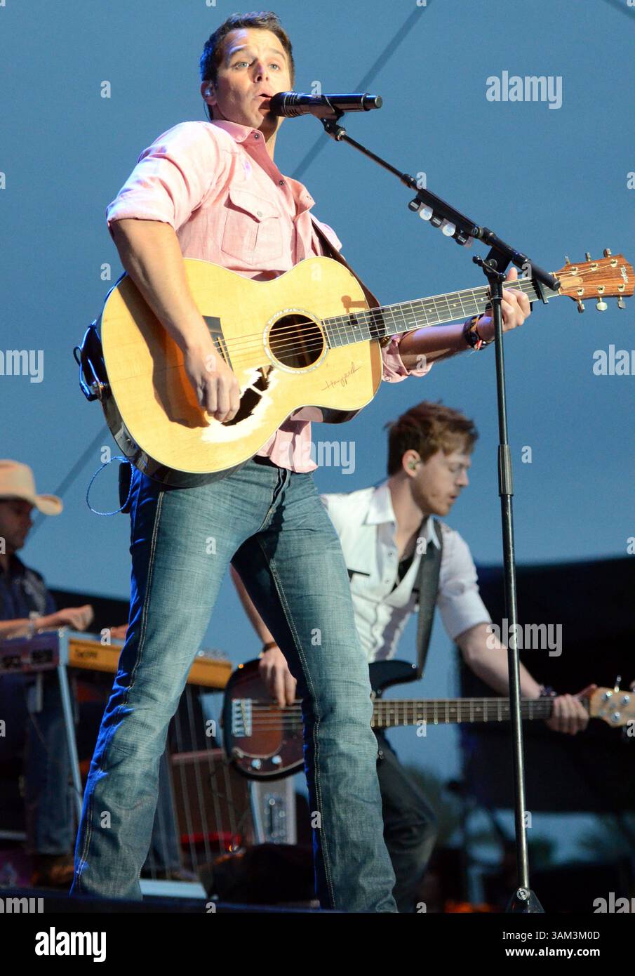 April 25, 2014 - Singer/musician EASTON CORBIN performs at Mane Stage ...