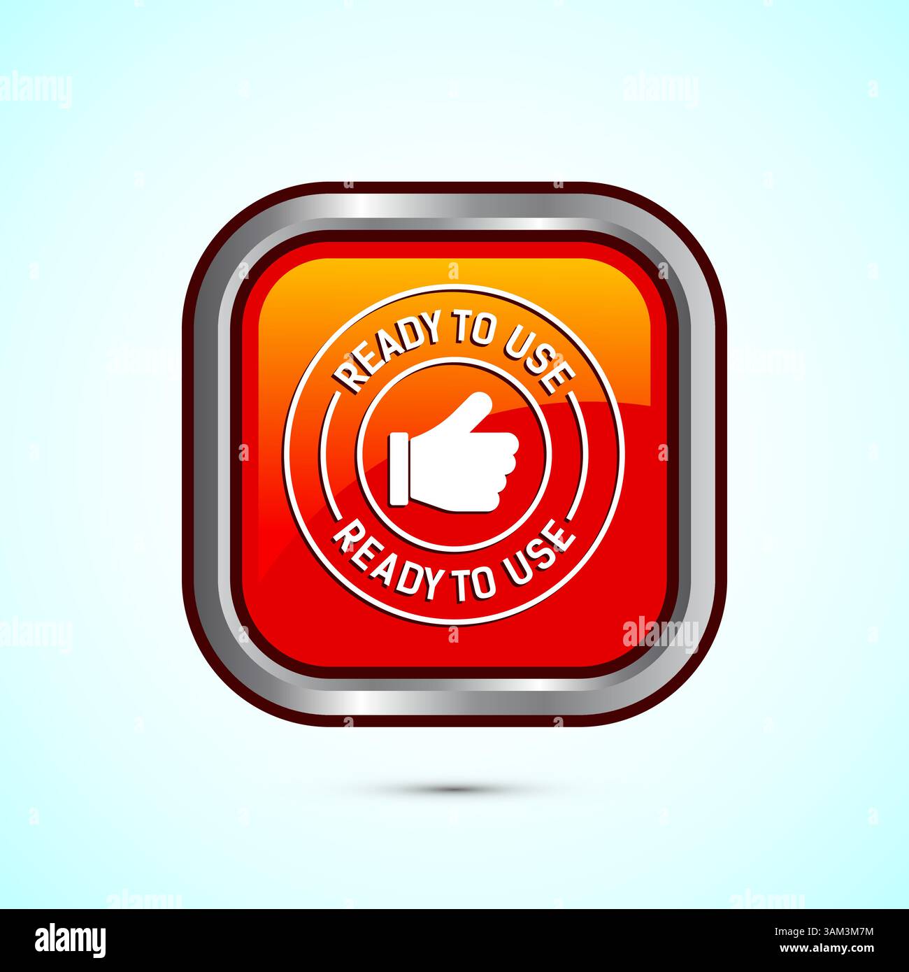 Ready to use icon design illustration, Ready to use badge label sign ...