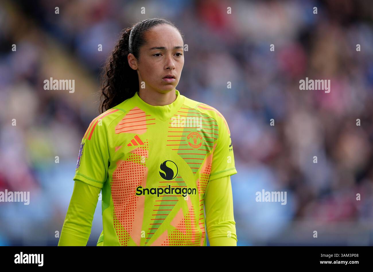 Manchester United goalkeeper Phallon Tullis-Joyce during the Adobe ...