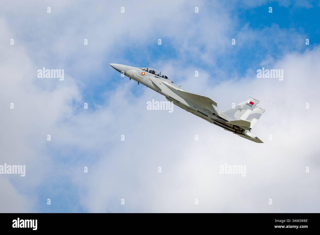Qatari Emiri Air Force - Boeing F-15QA Ababil, performing at the Royal ...