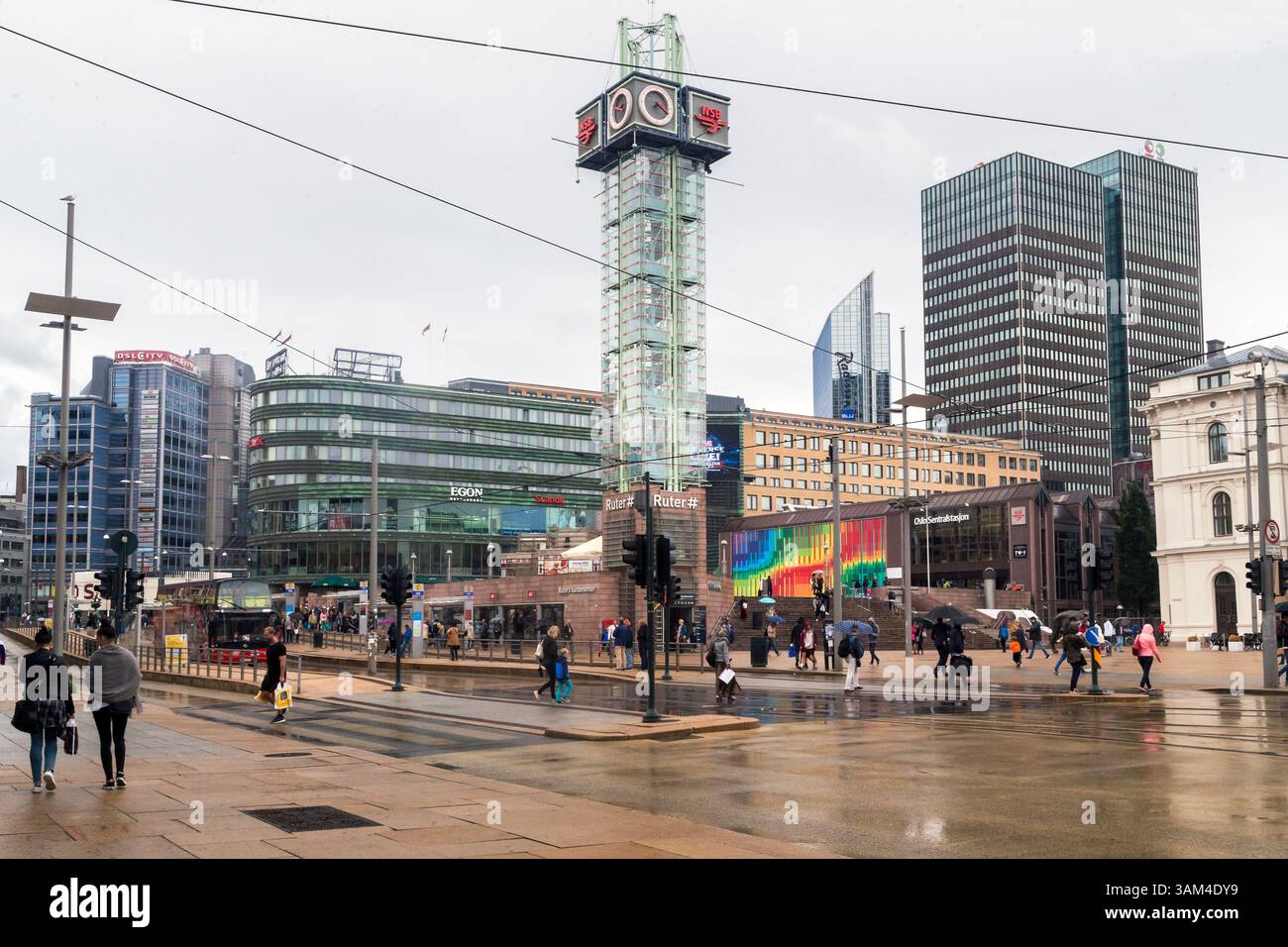 Oslo city center cityscape hi-res stock photography and images - Alamy
