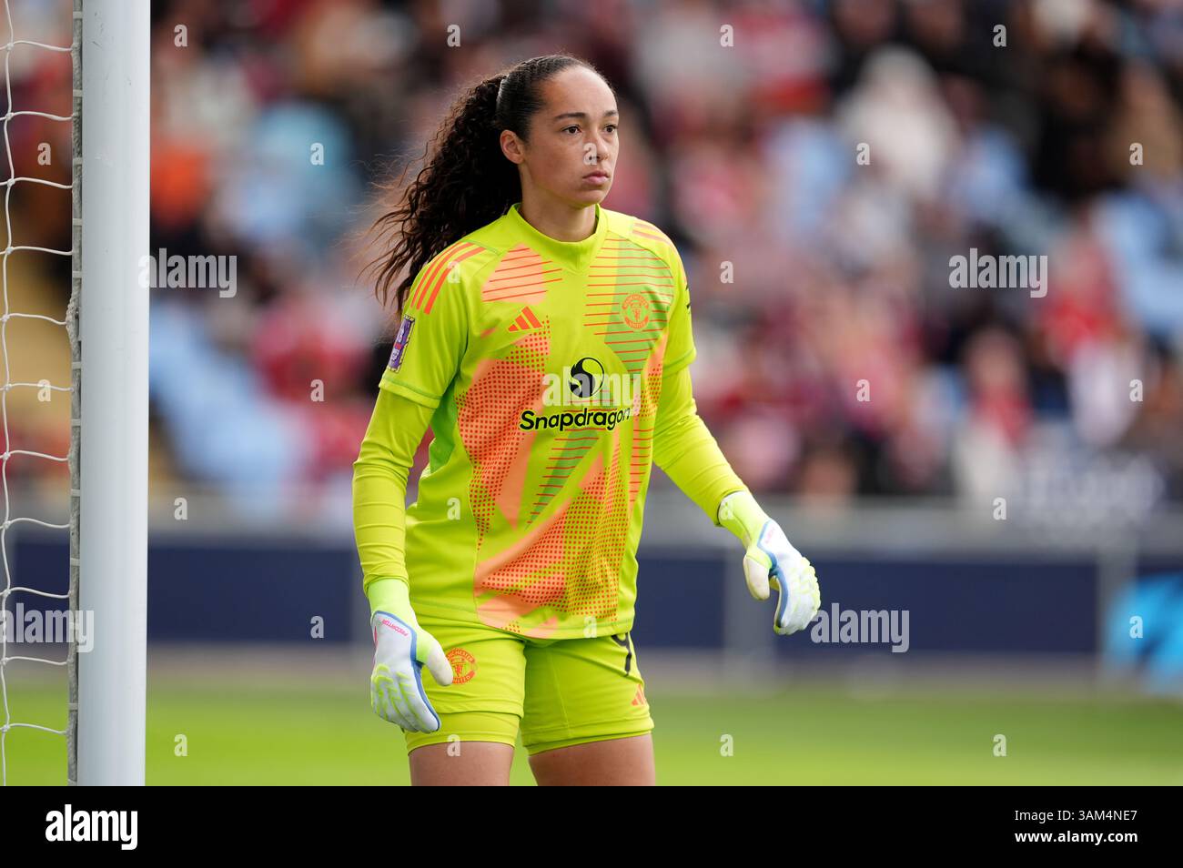 Manchester United goalkeeper Phallon Tullis-Joyce during the Adobe ...