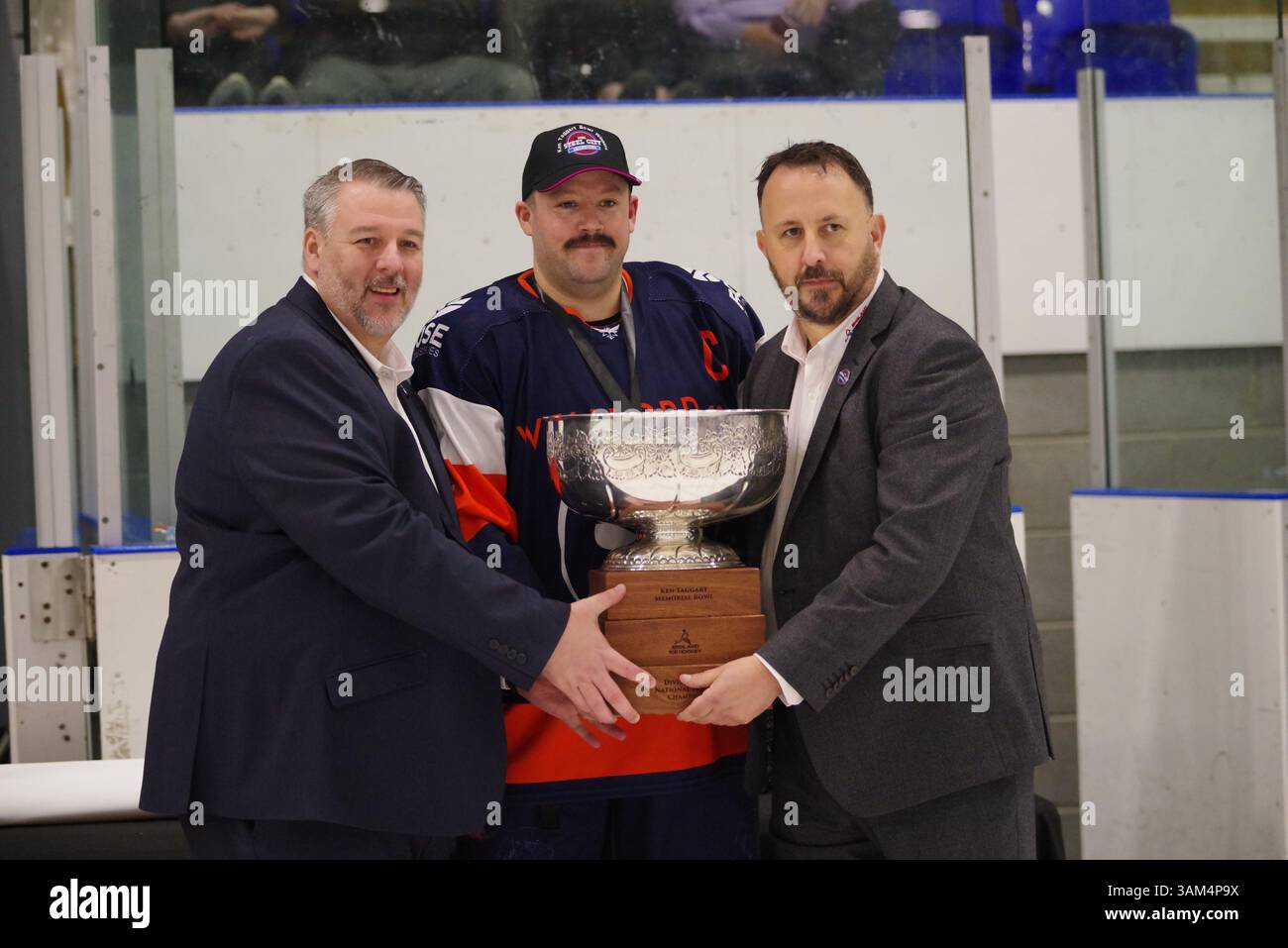 Sheffield, England, 13 April 2025. Presentation of the cup and medals ...