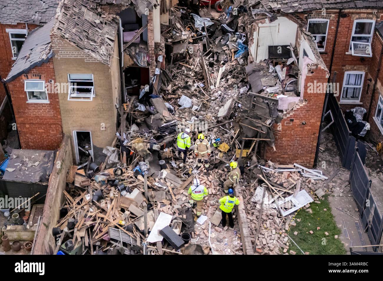 The scene on John Street in Worksop, after a man has been found dead ...