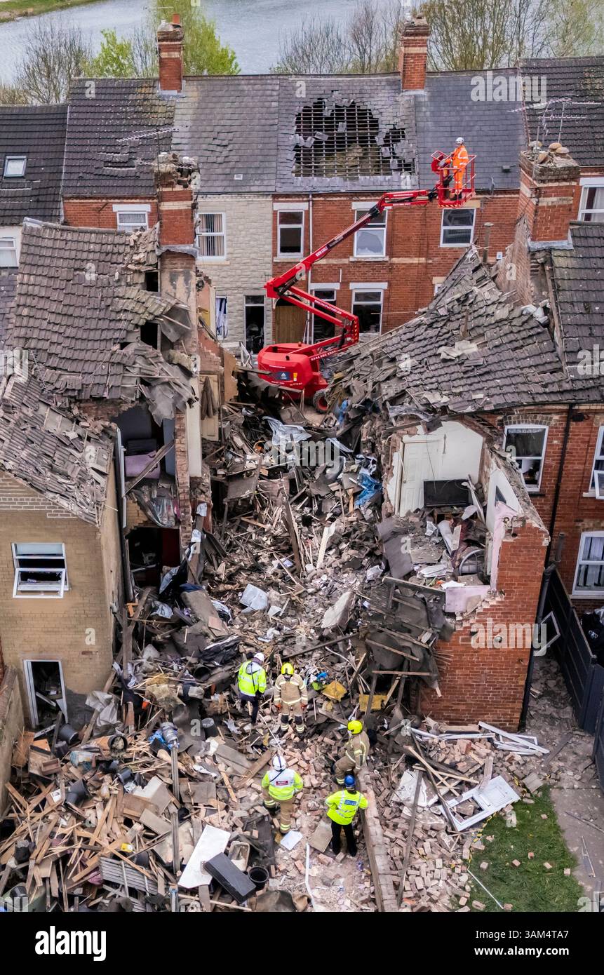 The scene on John Street in Worksop, after a man has been found dead ...