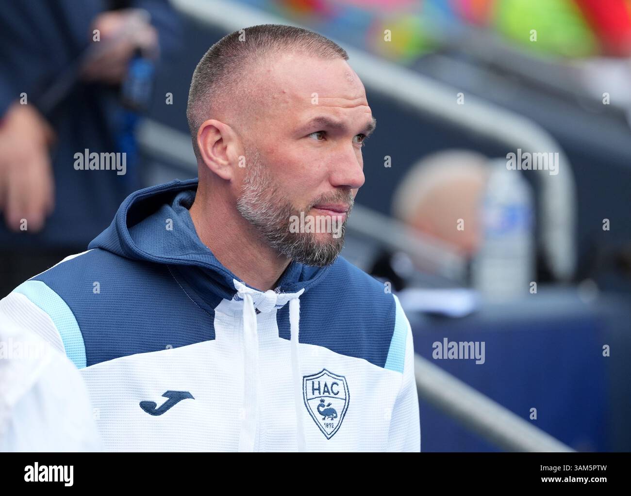 Didier DIGARD (Entraineur Le Havre HAC) during the Ligue 1 MCDonald's ...