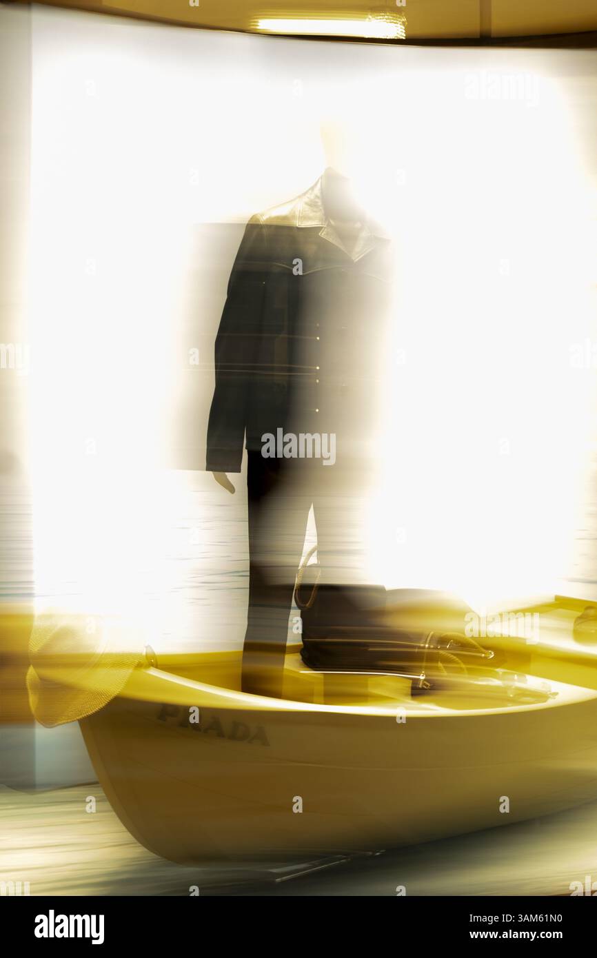 Blur effect in the shop window Stock Photo - Alamy