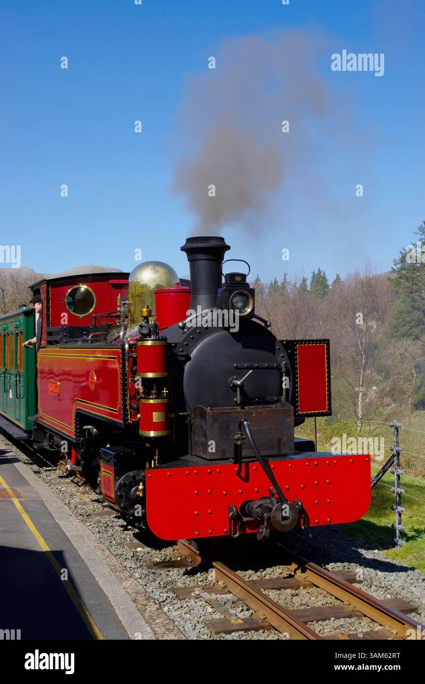 Russel, 2-6-2, Narrow Gauge, Steam Locomotive, Beddgelert, Station ...