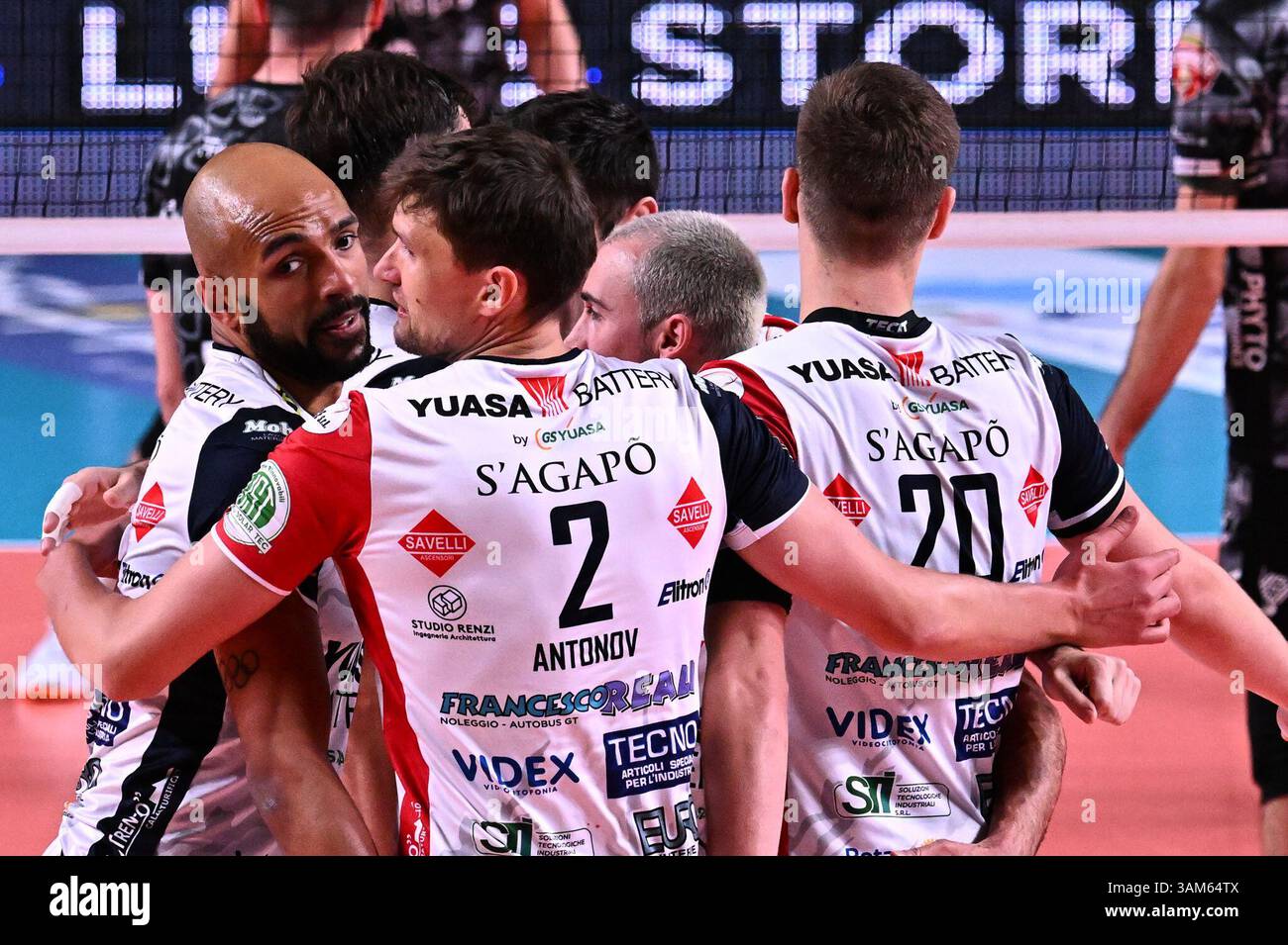 Grottalolina players during the match Sonepar Padova vs Yuasa Battery ...