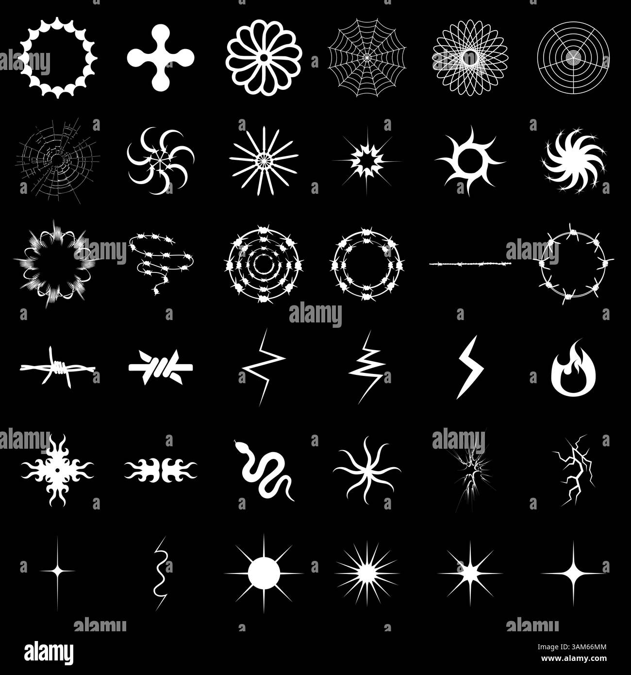 Retro futuristic elements for design Stock Vector Image & Art - Alamy