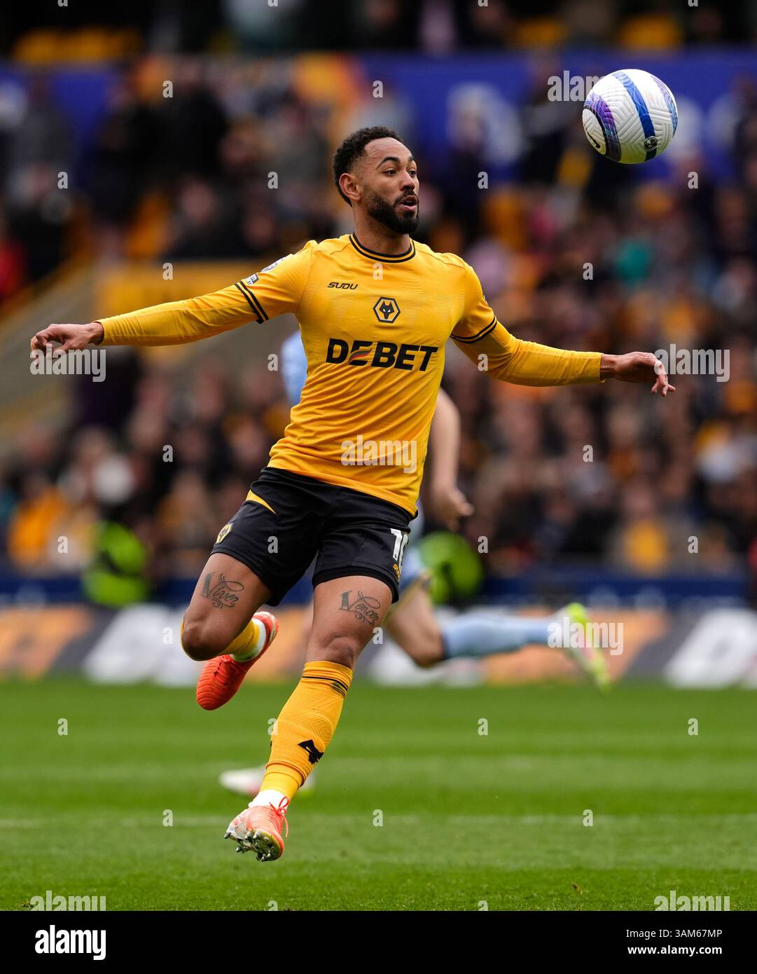 Wolverhampton Wanderers' Matheus Cunha during the Premier League match ...