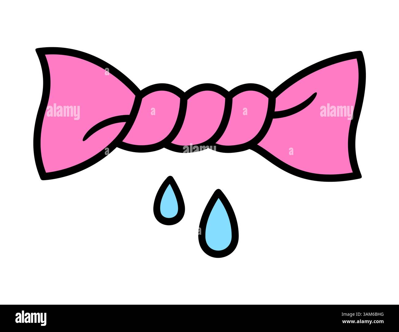 Cartoon doodle drawing of wringing out wet cloth. Simple hand drawn ...